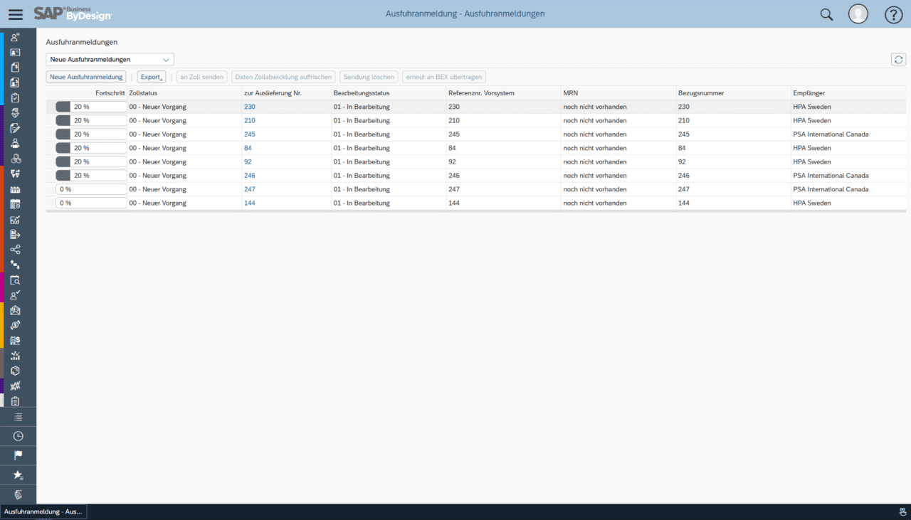 Exportkontrolle mit SAP® Business By Design | BEX