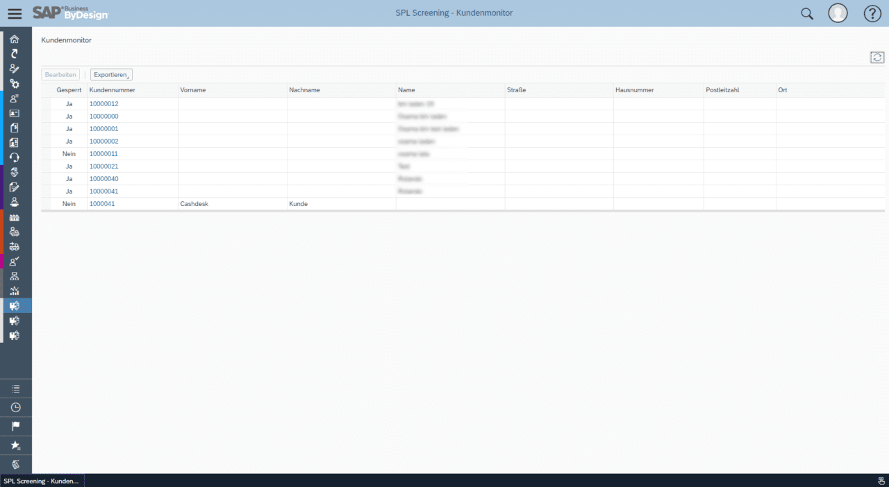 SAP Business ByDesign - BEX - Software für Zoll und Außenwirtschaft